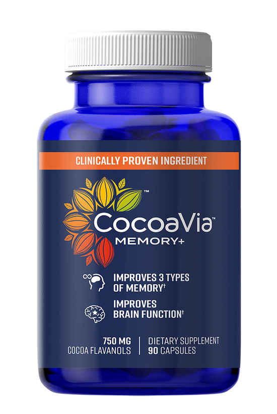 CocoaVia™ Memory+ Supplement Cocoa Flavanol Capsule